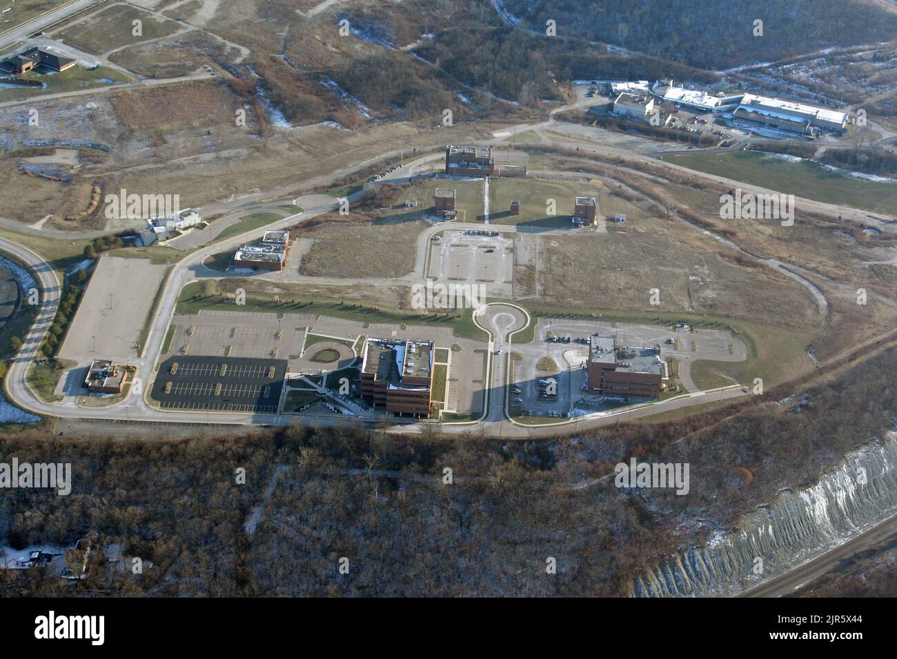 Aerial Images of the Mound Site in Miamisburg, Ohio. This series ...