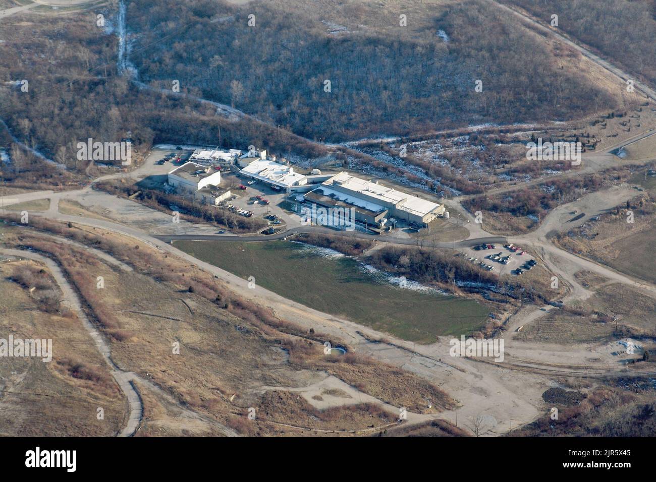 Aerial Images of the Mound Site in Miamisburg, Ohio. This series ...