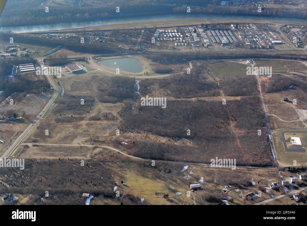 Aerial Images of the Mound Site in Miamisburg, Ohio. This series ...