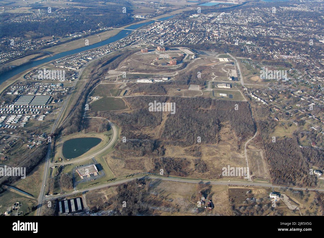 Aerial Images of the Mound Site in Miamisburg, Ohio. This series ...
