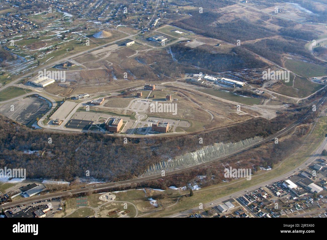 Aerial Images of the Mound Site in Miamisburg, Ohio. This series ...