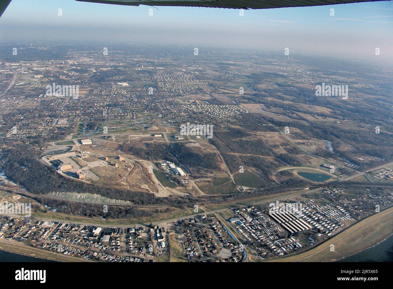 Aerial Images of the Mound Site in Miamisburg, Ohio. This series ...