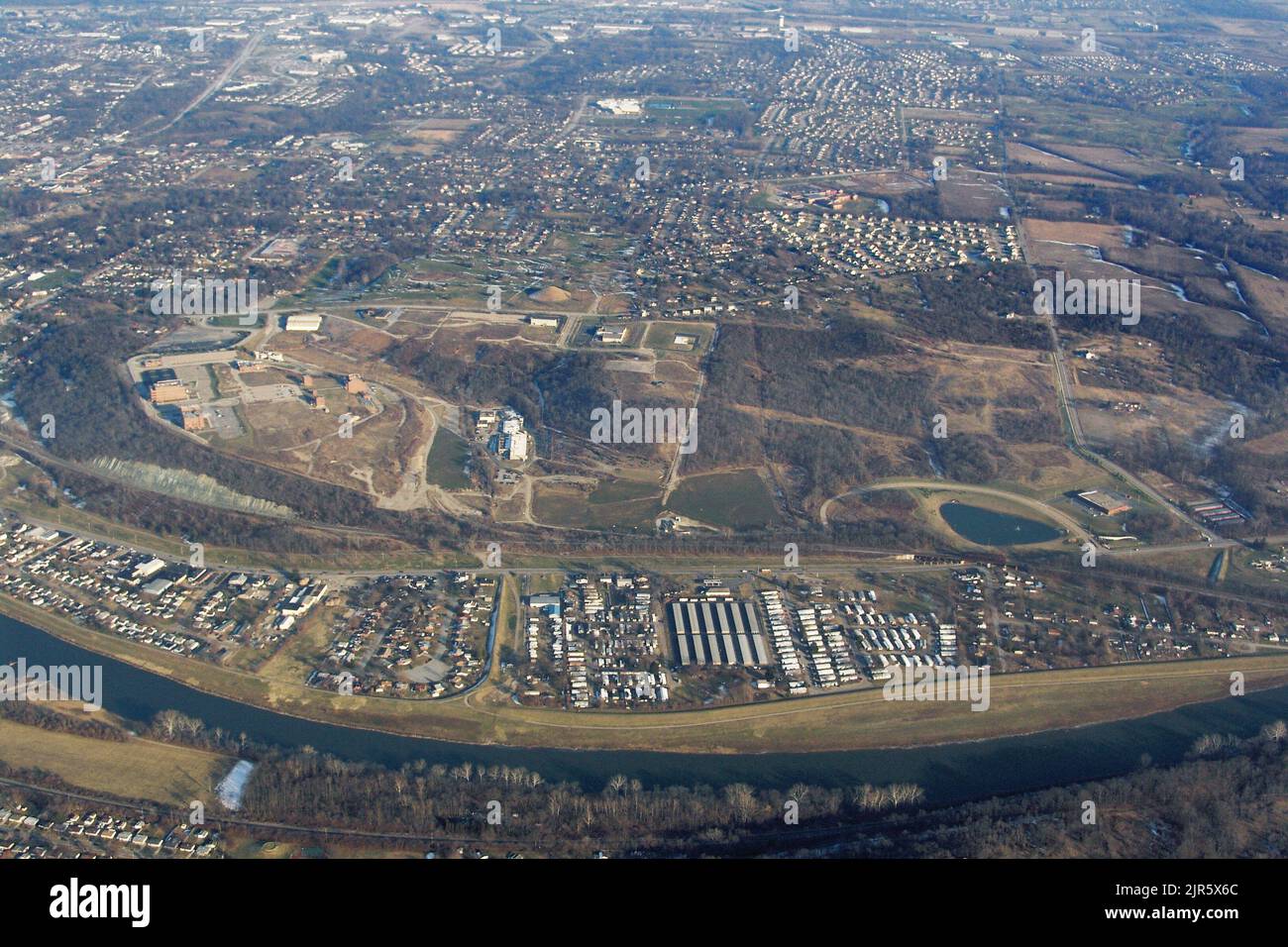 Aerial Images of the Mound Site in Miamisburg, Ohio. This series ...