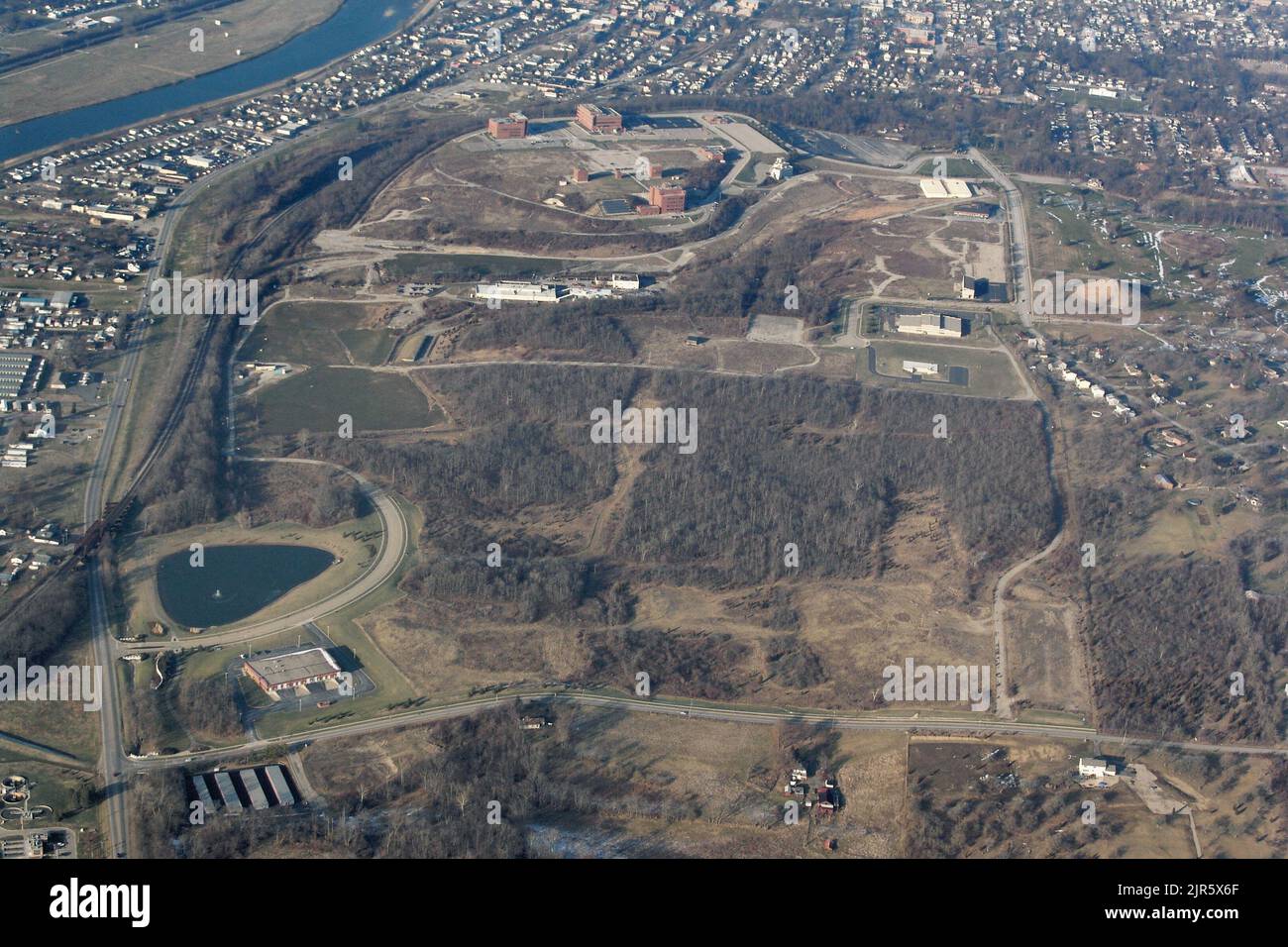 Aerial Images of the Mound Site in Miamisburg, Ohio. This series ...