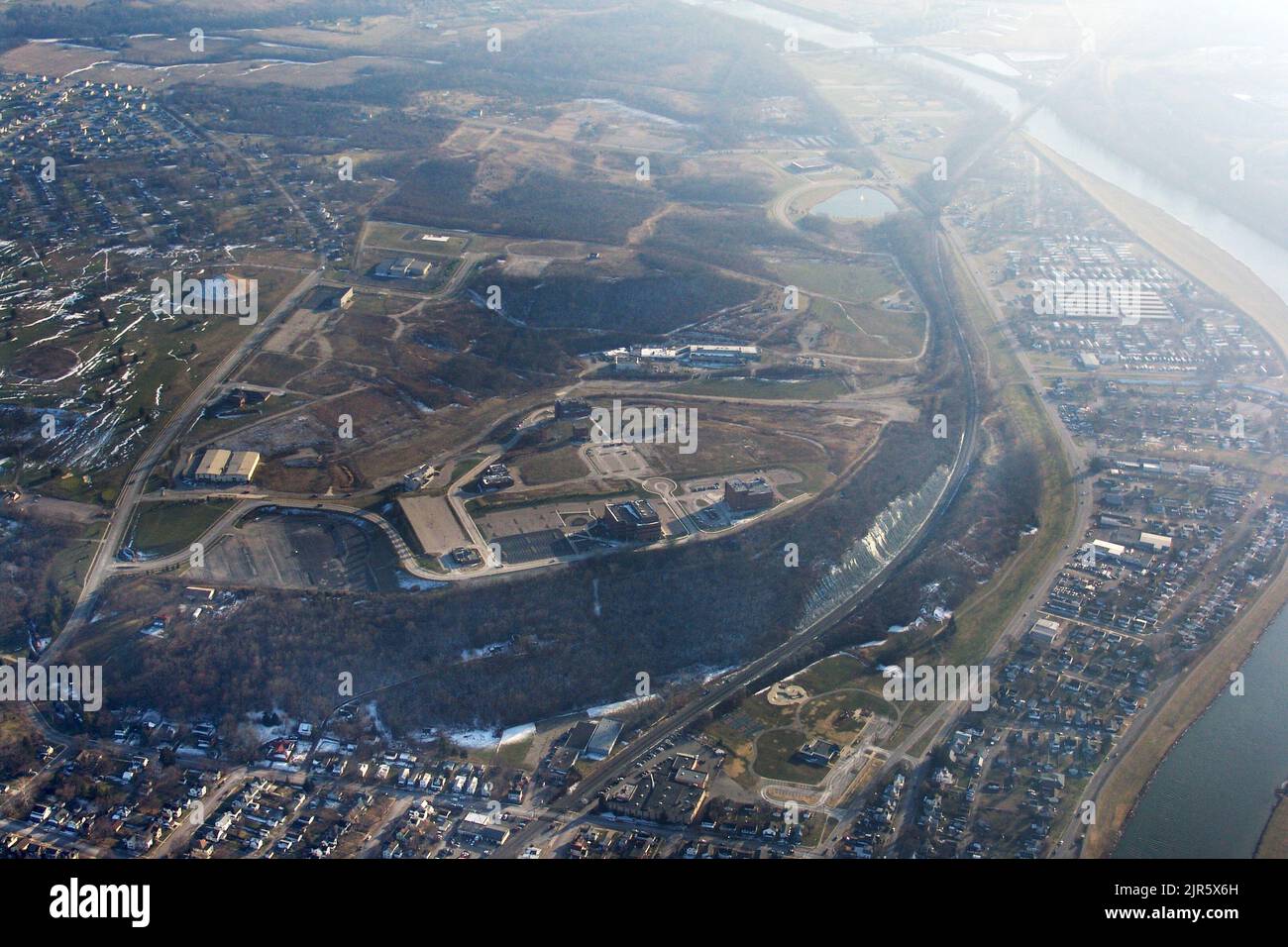 Aerial Images of the Mound Site in Miamisburg, Ohio. This series ...