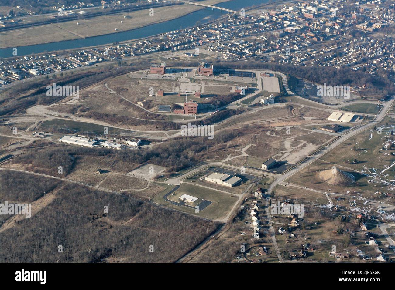 Aerial Images of the Mound Site in Miamisburg, Ohio. This series ...