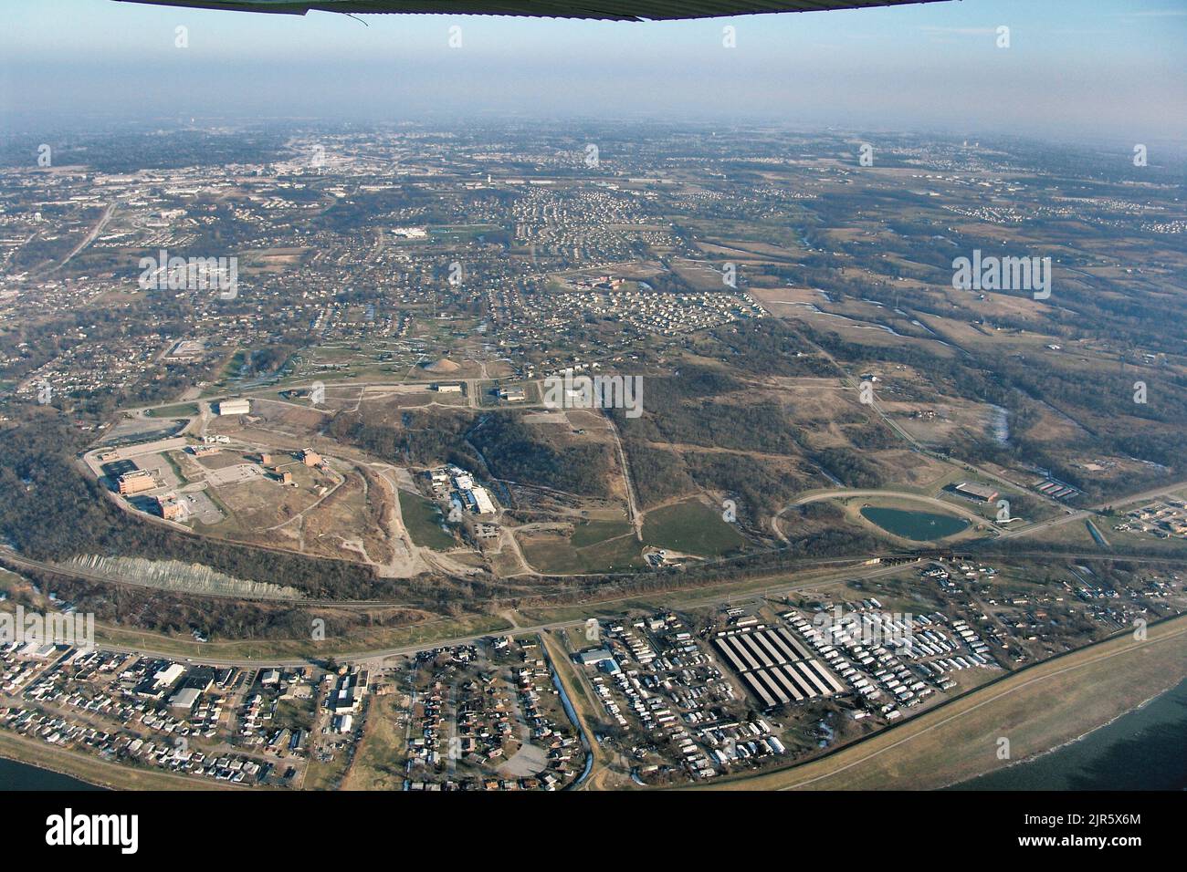 Aerial Images of the Mound Site in Miamisburg, Ohio. This series ...