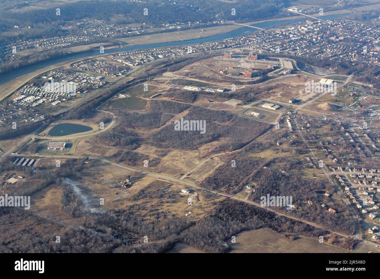 Aerial Images of the Mound Site in Miamisburg, Ohio. This series ...