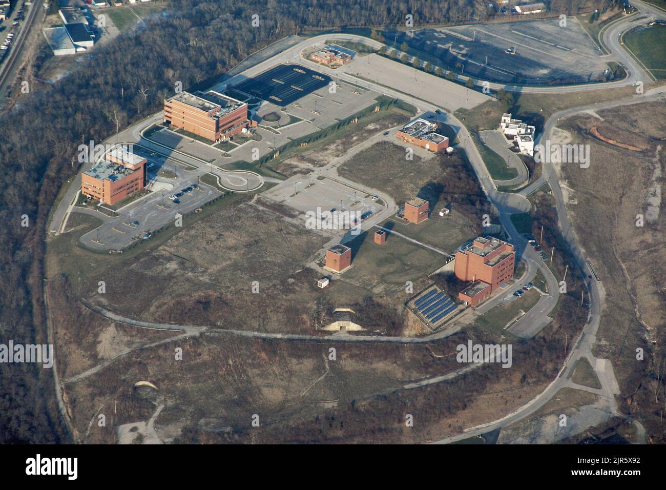 Aerial Images of the Mound Site in Miamisburg, Ohio. This series ...
