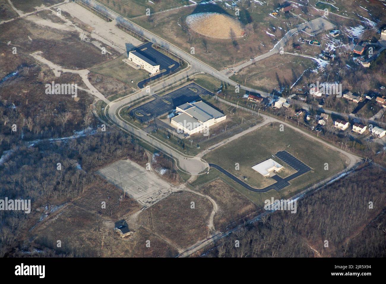Aerial Images of the Mound Site in Miamisburg, Ohio. This series ...