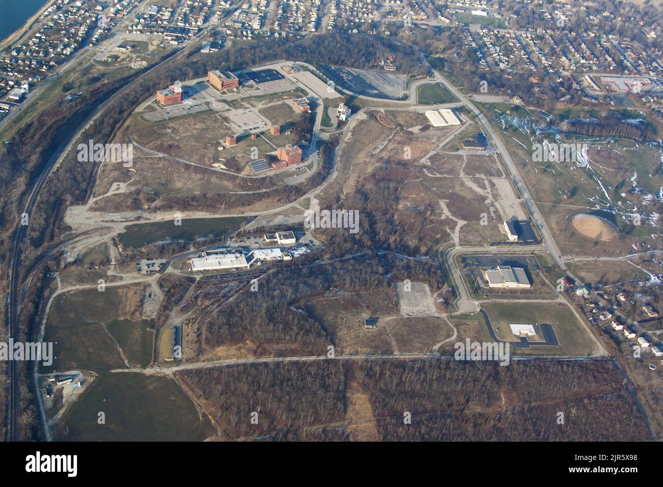 Aerial Images of the Mound Site in Miamisburg, Ohio. This series ...