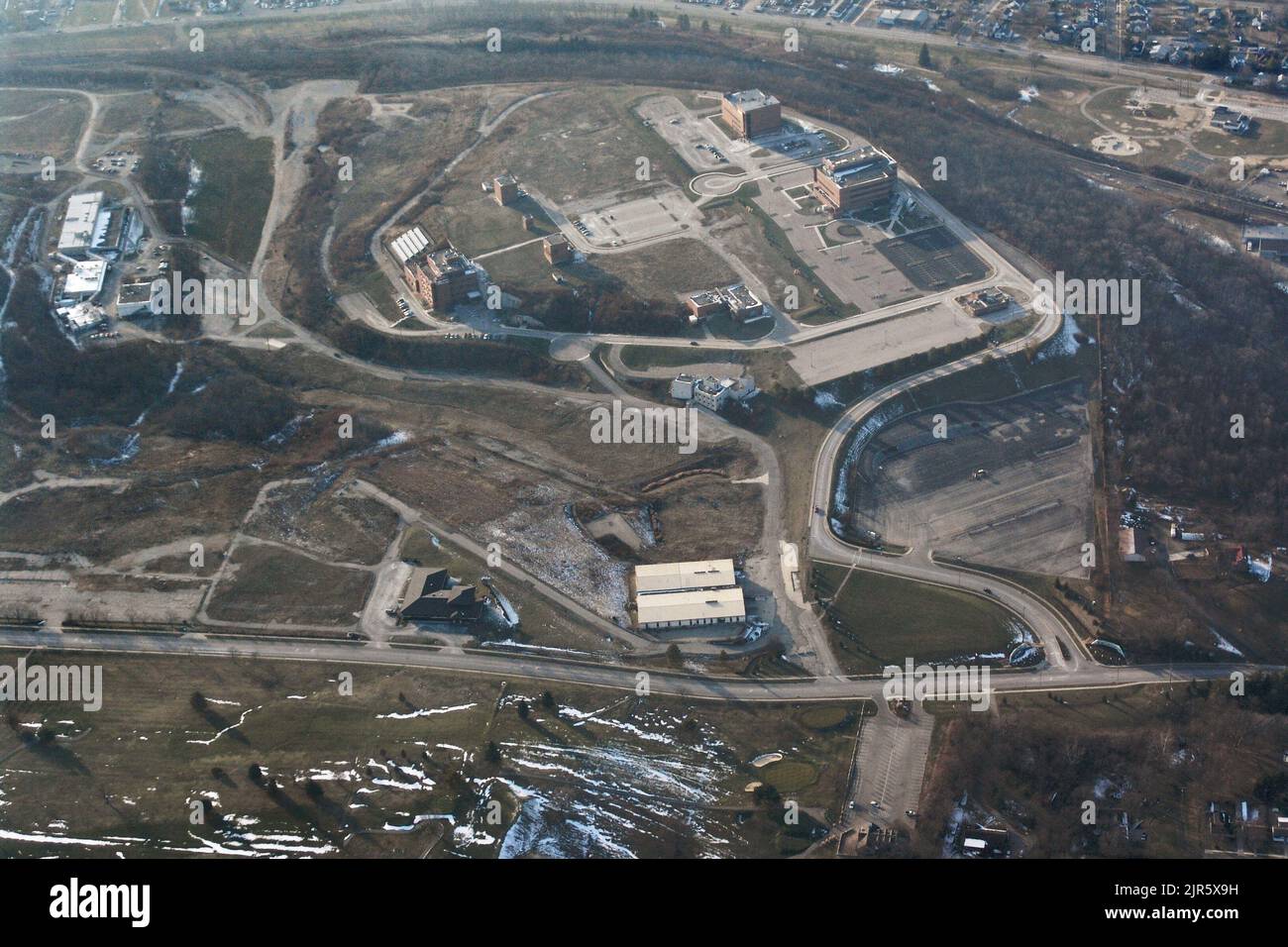 Aerial Images of the Mound Site in Miamisburg, Ohio. This series ...