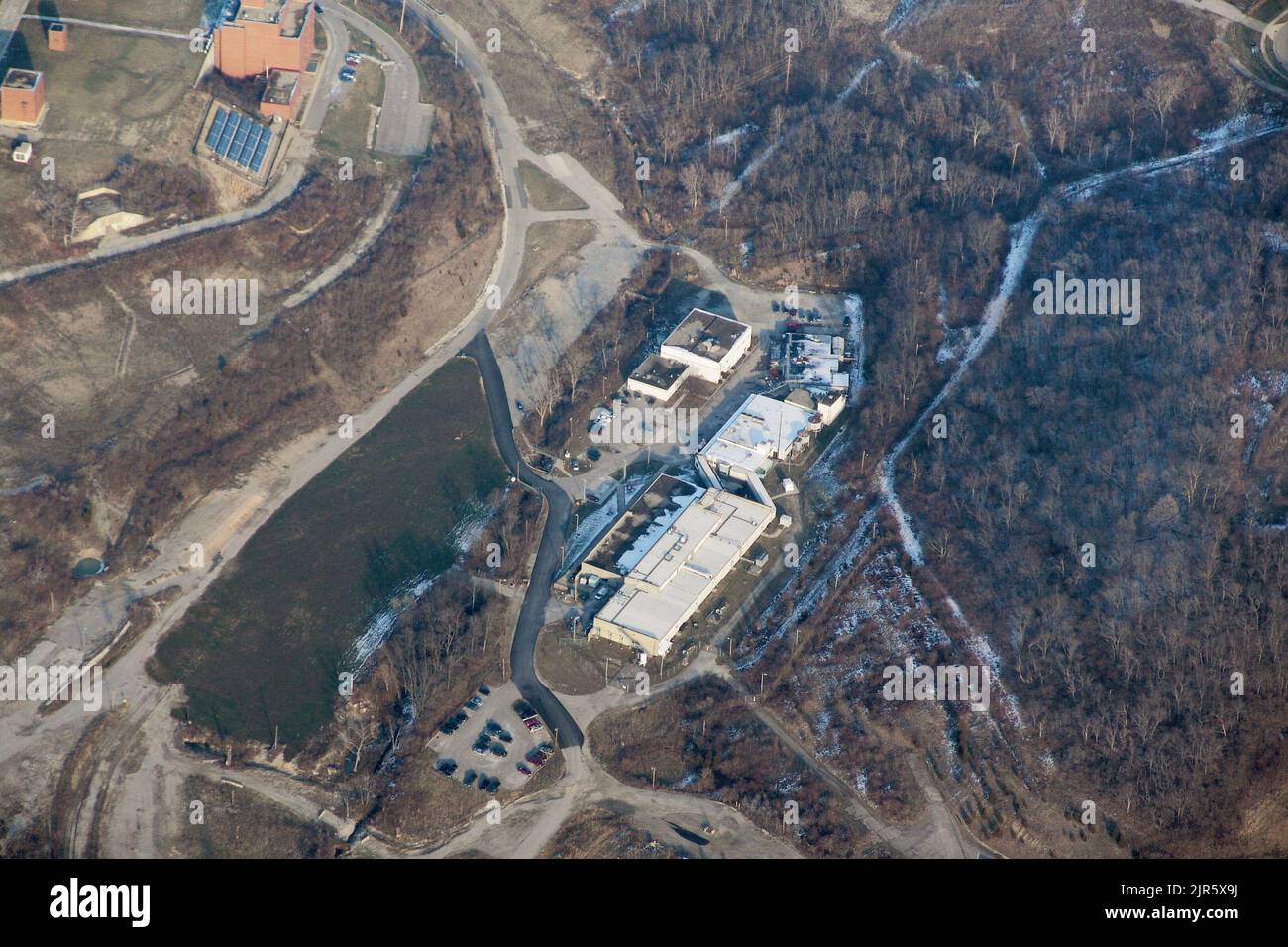 Aerial Images of the Mound Site in Miamisburg, Ohio. This series ...