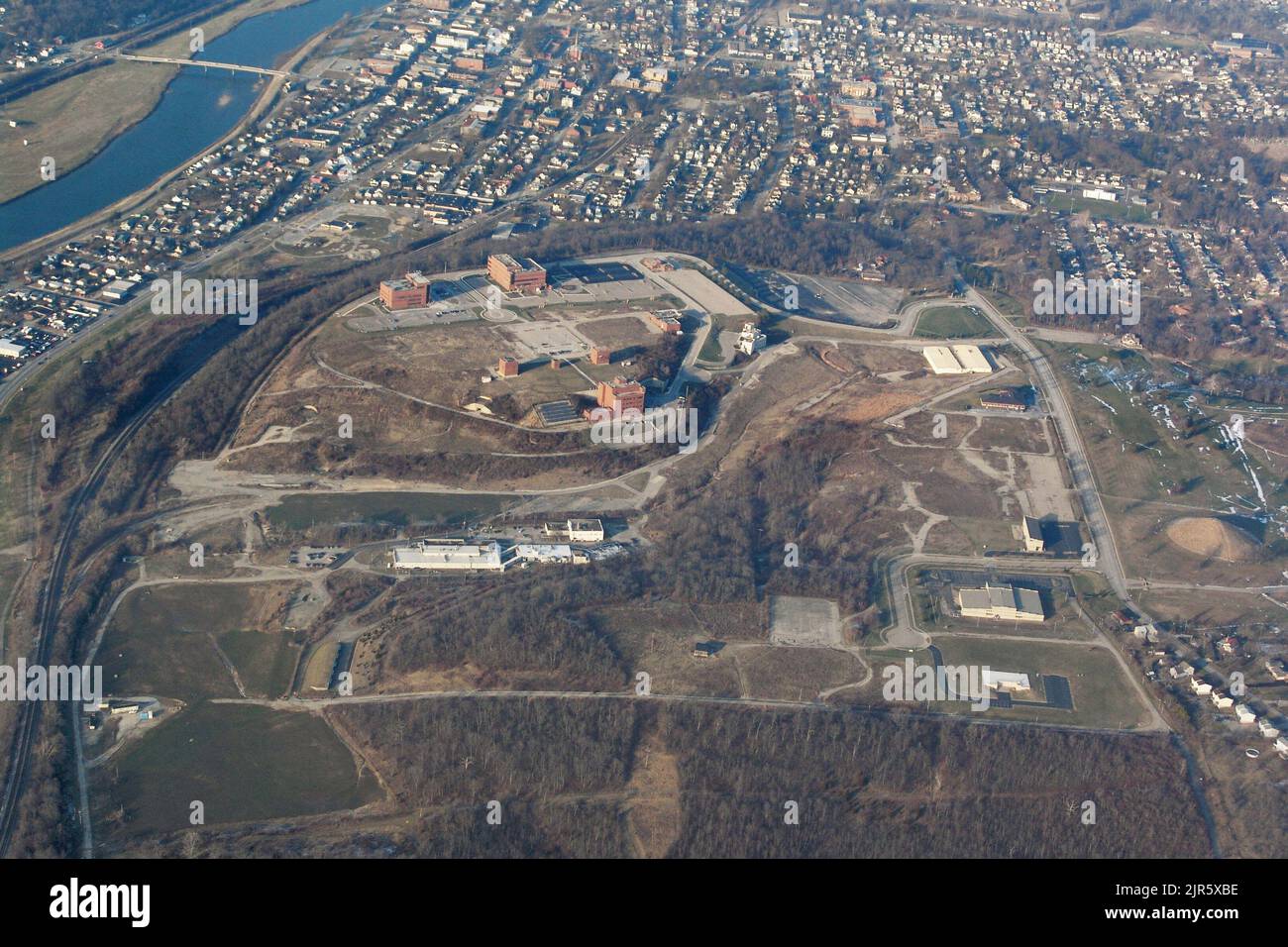 Aerial Images of the Mound Site in Miamisburg, Ohio. This series ...