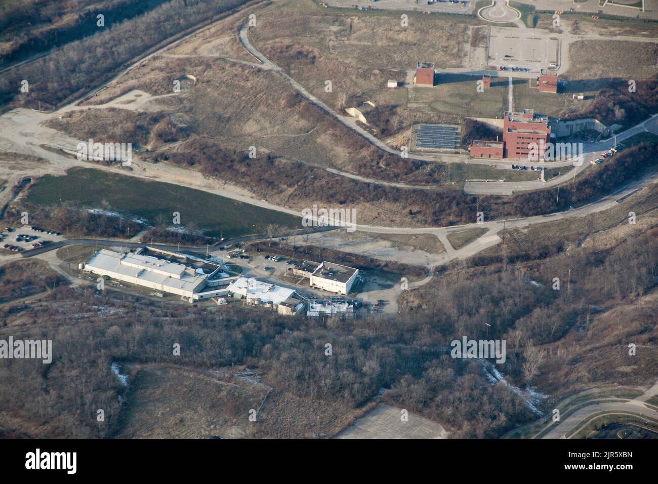 Aerial Images of the Mound Site in Miamisburg, Ohio. This series ...