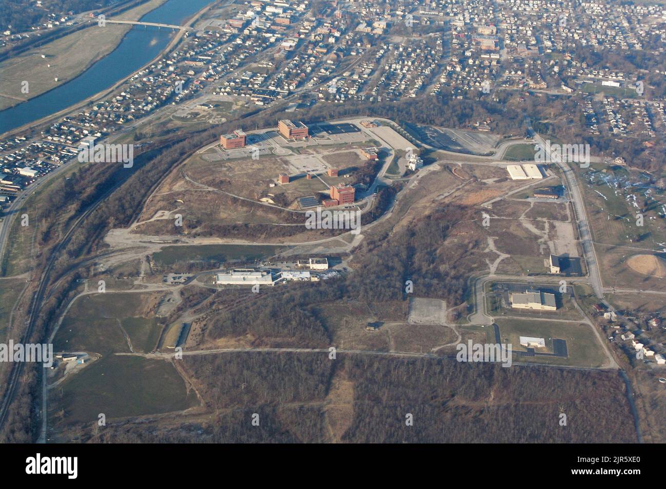 Aerial Images of the Mound Site in Miamisburg, Ohio. This series ...