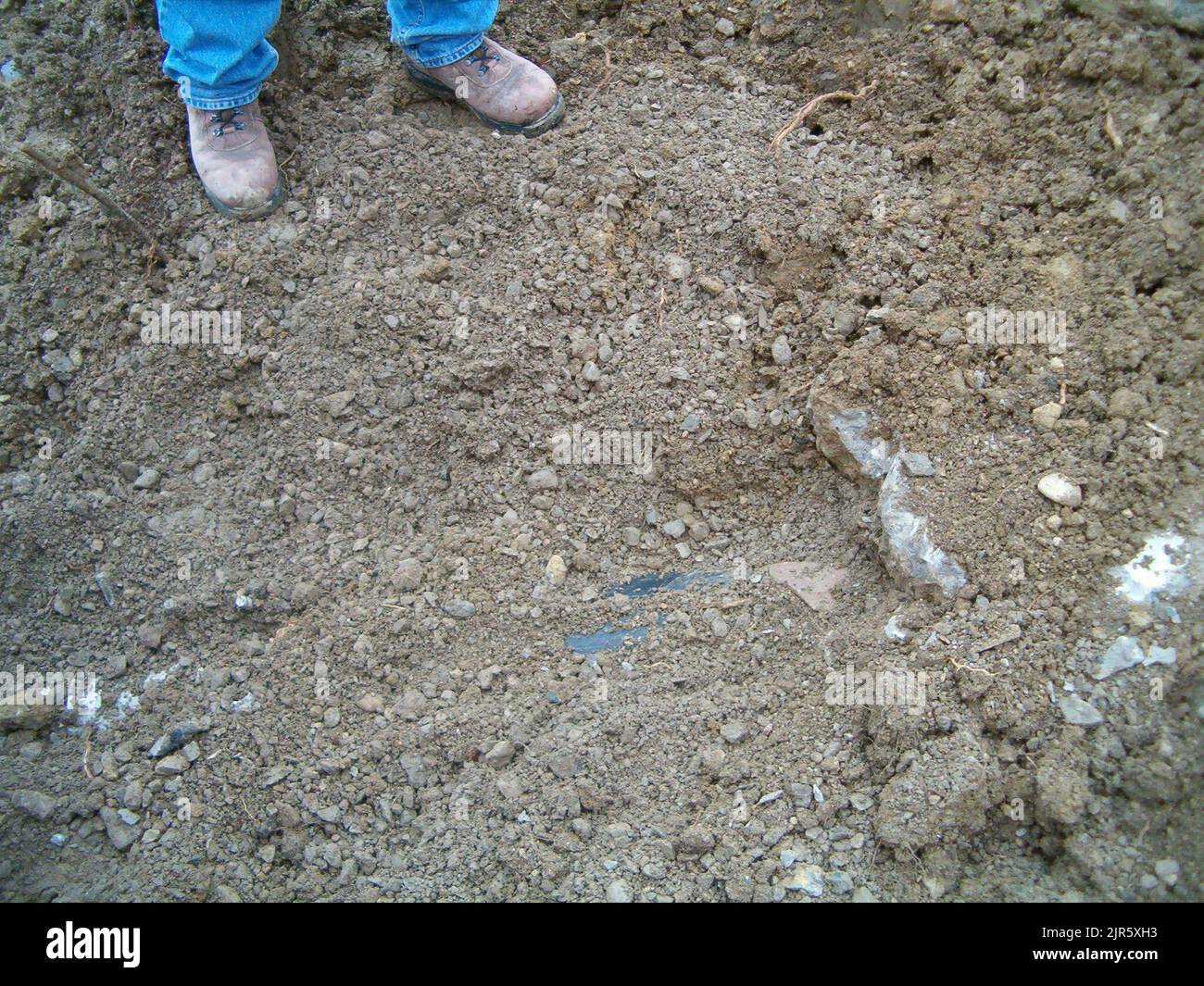 Manhole A-9 clay to rubber boot joint , Potential Release Site 7 ...