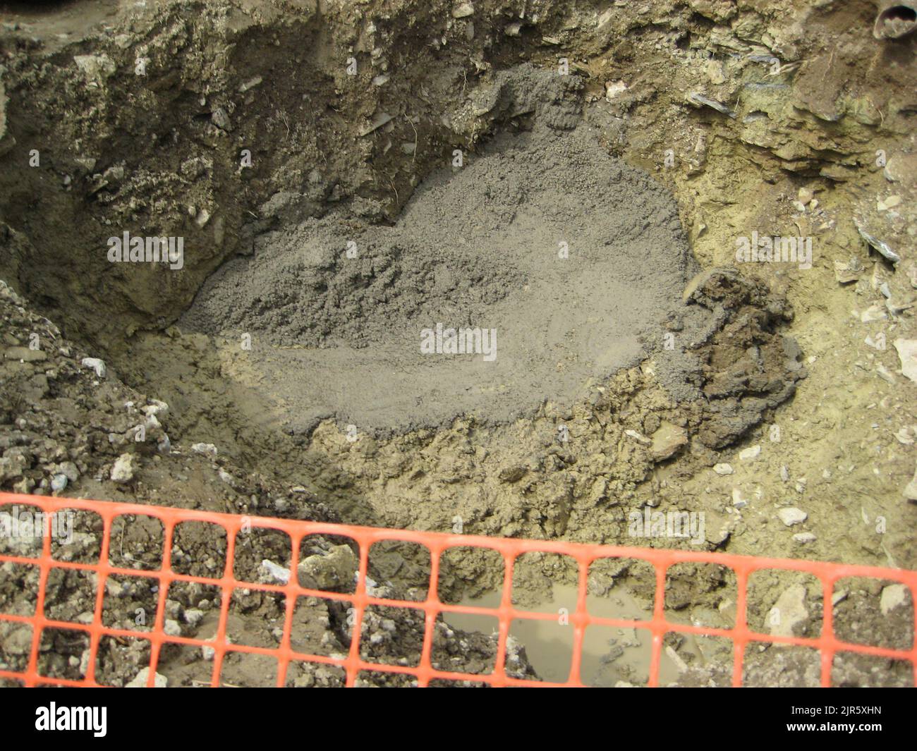 Manhole 5 line plugged with poured concrete , Potential Release Site 7 ...