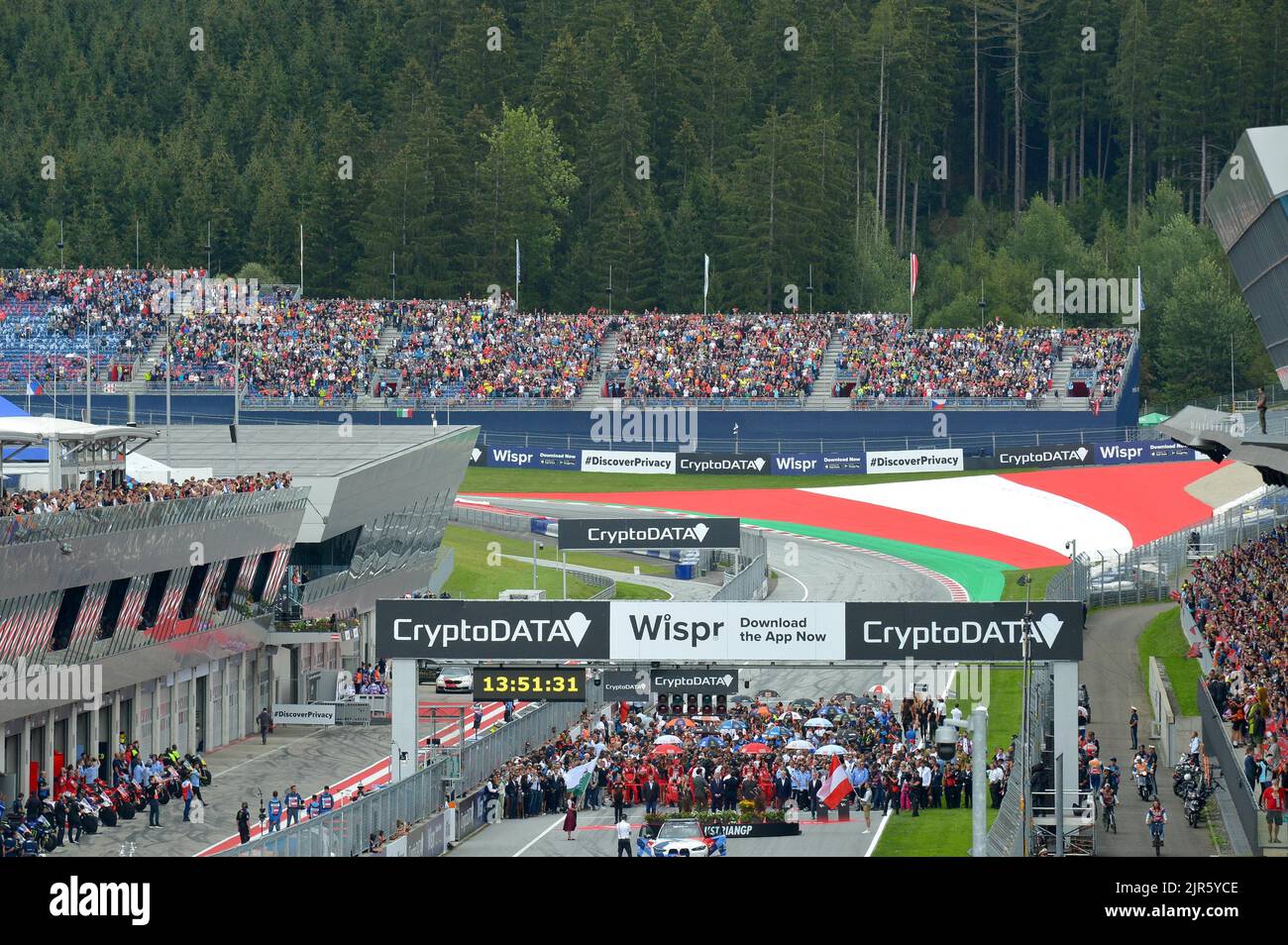 Red Bull Ring, Spielberg, Austria, August 21, 2022, Details of the ...