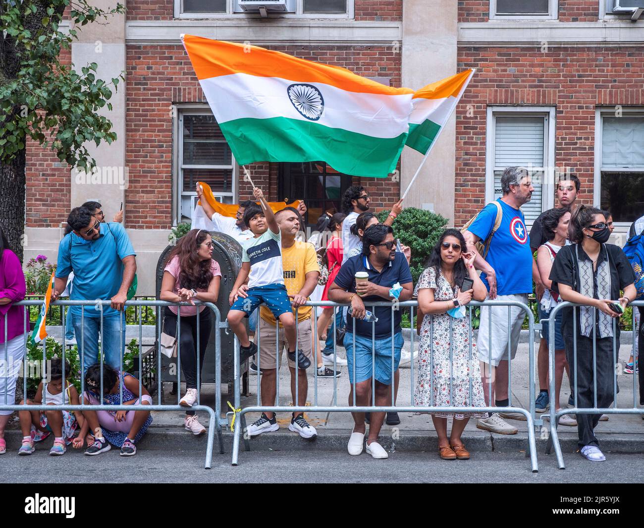 New York, New York, USA. 21st Aug, 2022. 40th Annual India Day Parade ...