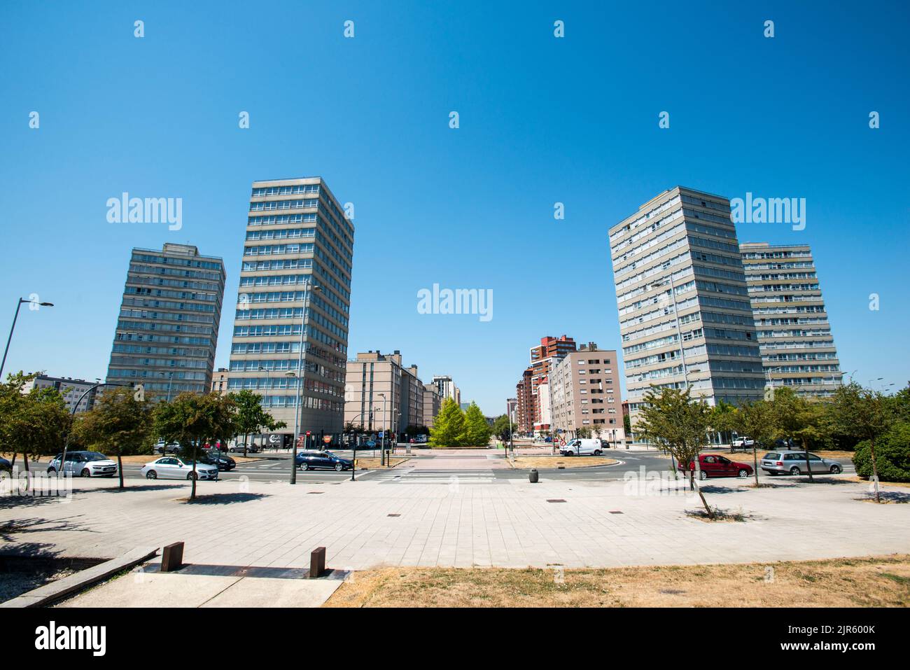 Modern buildings in Salburua, Vitoria, Basque Country Stock Photo - Alamy