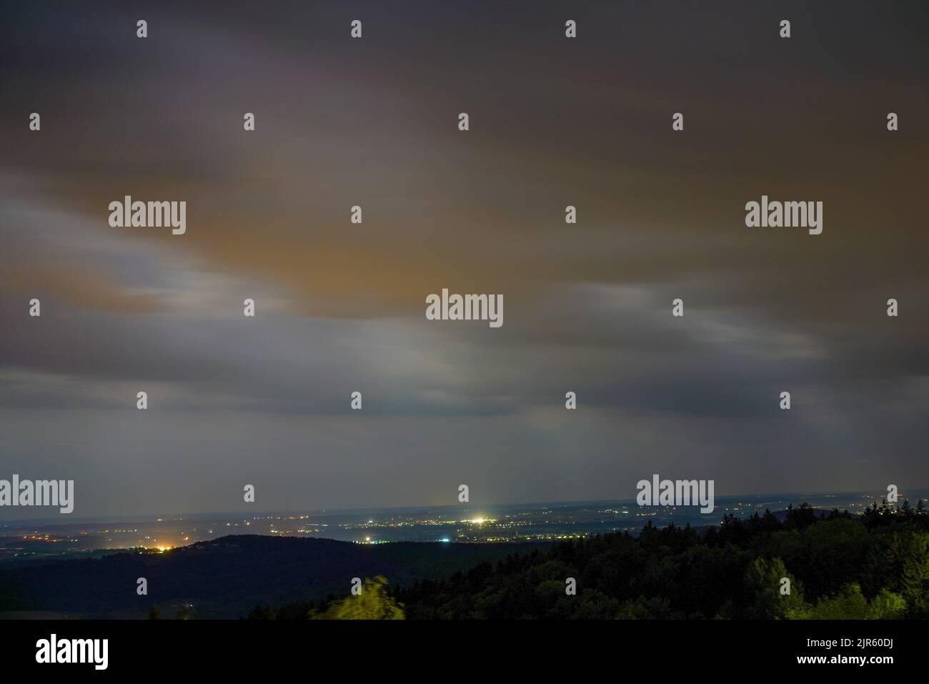 German nature in spring, photographed in the Bavarian Forest Stock ...