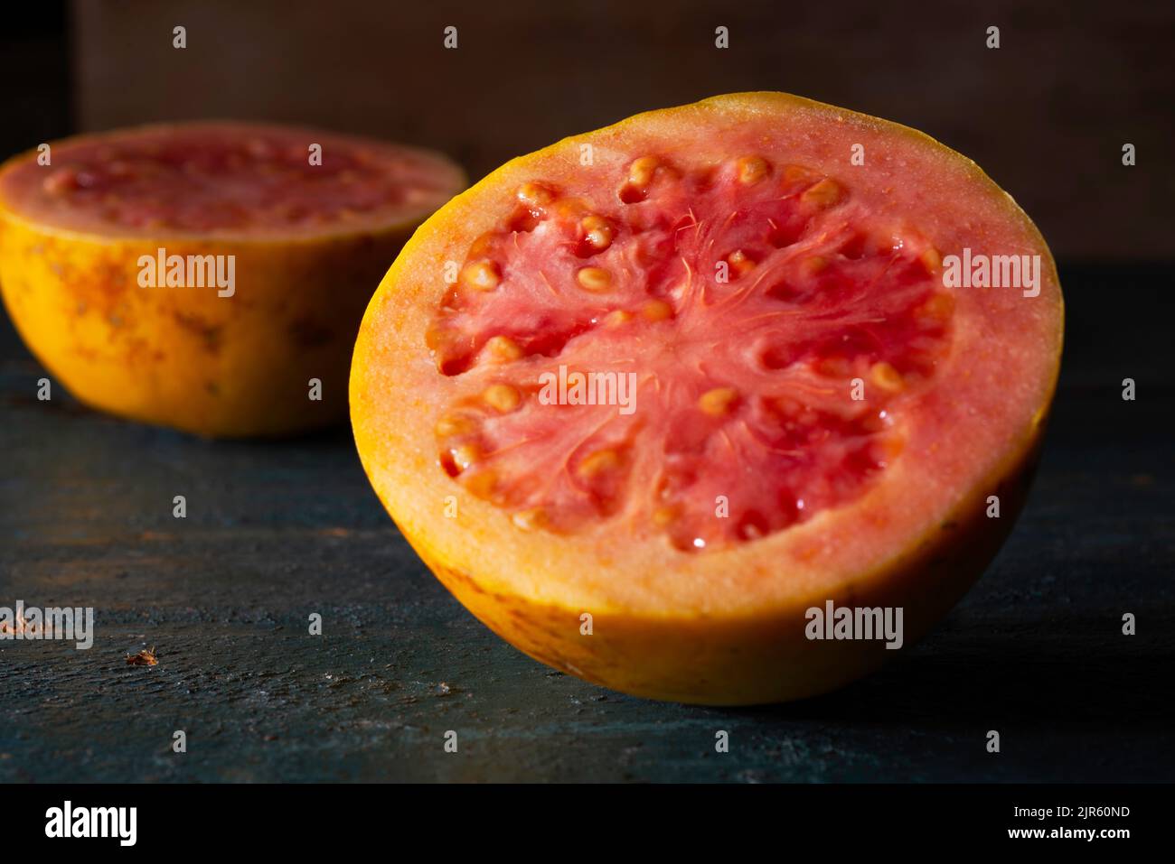 guava, a tropical Brazilian fruit Stock Photo - Alamy