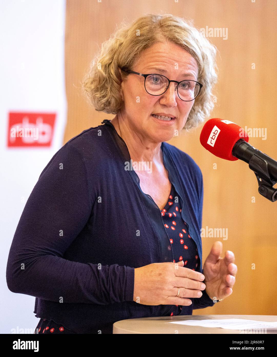Berlin, Germany. 22nd Aug, 2022. Dorette König, head of the RBB Board ...