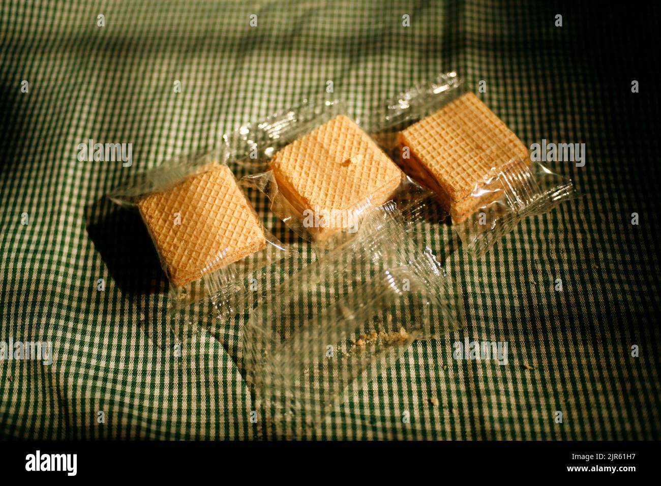 Stack wafer biscuits isolated hi-res stock photography and images - Alamy