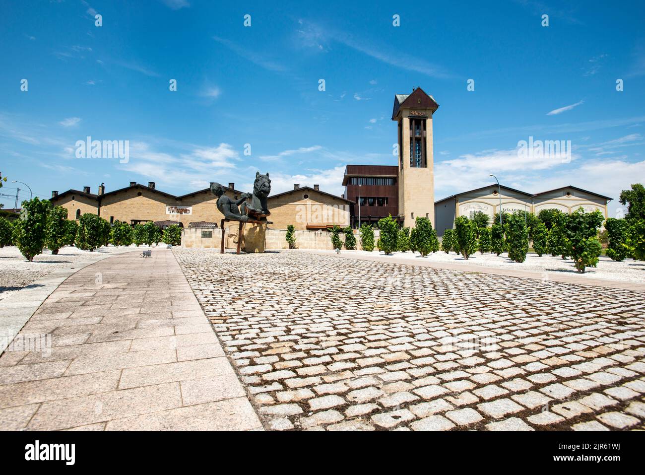 Visit to Bodegas Muga in Haro, La Rioja Stock Photo - Alamy