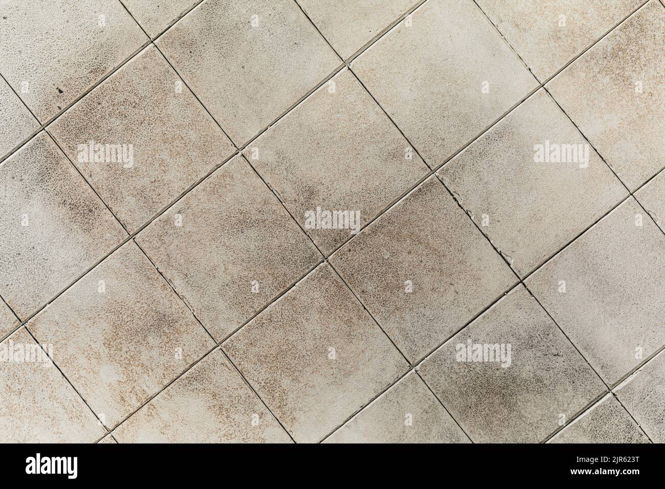 Stone background with aged tile texture. Square ceramic mosaic cube ...