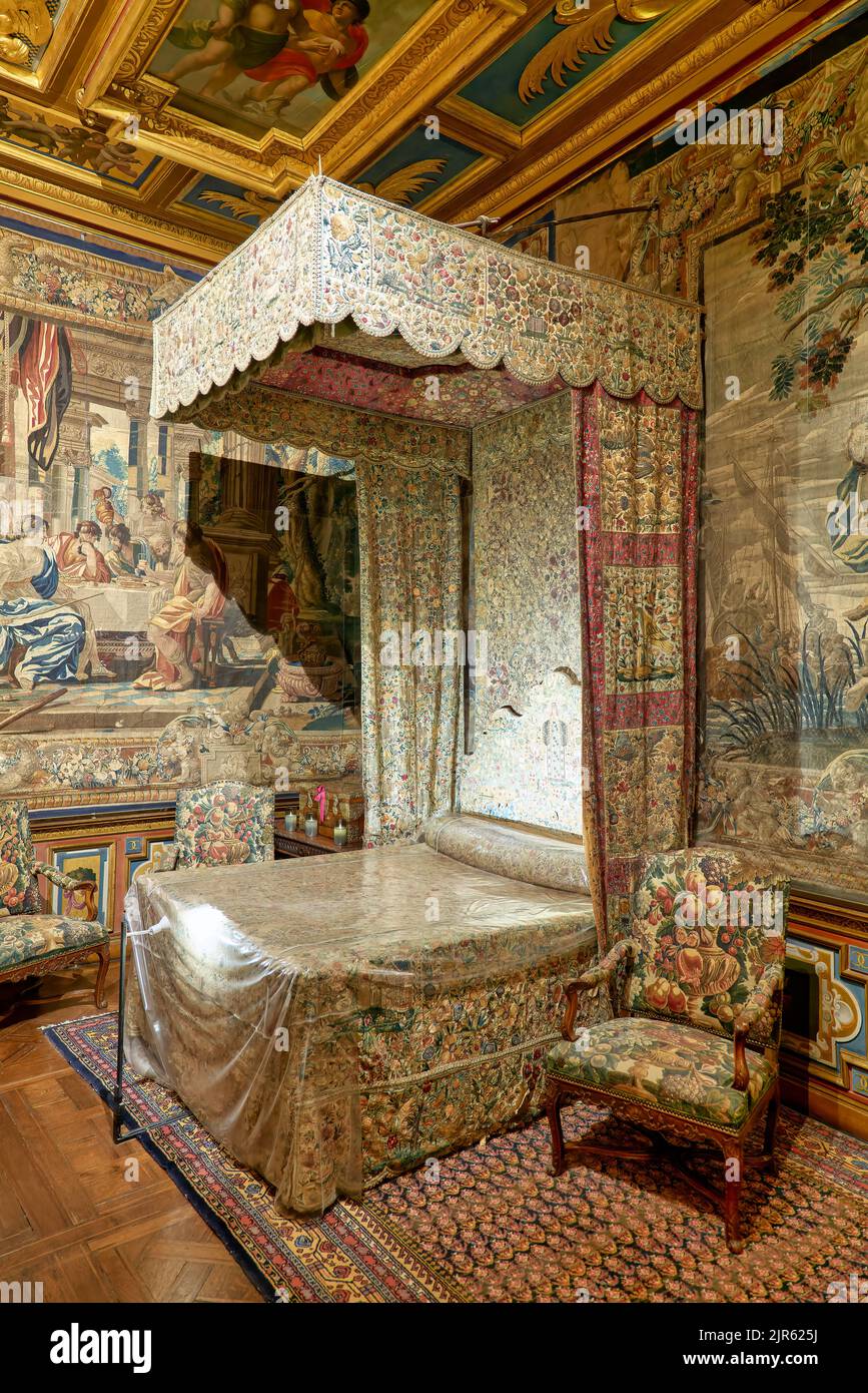 Chateau de Cheverny France. Chateaux of the Loire Valley Stock Photo ...