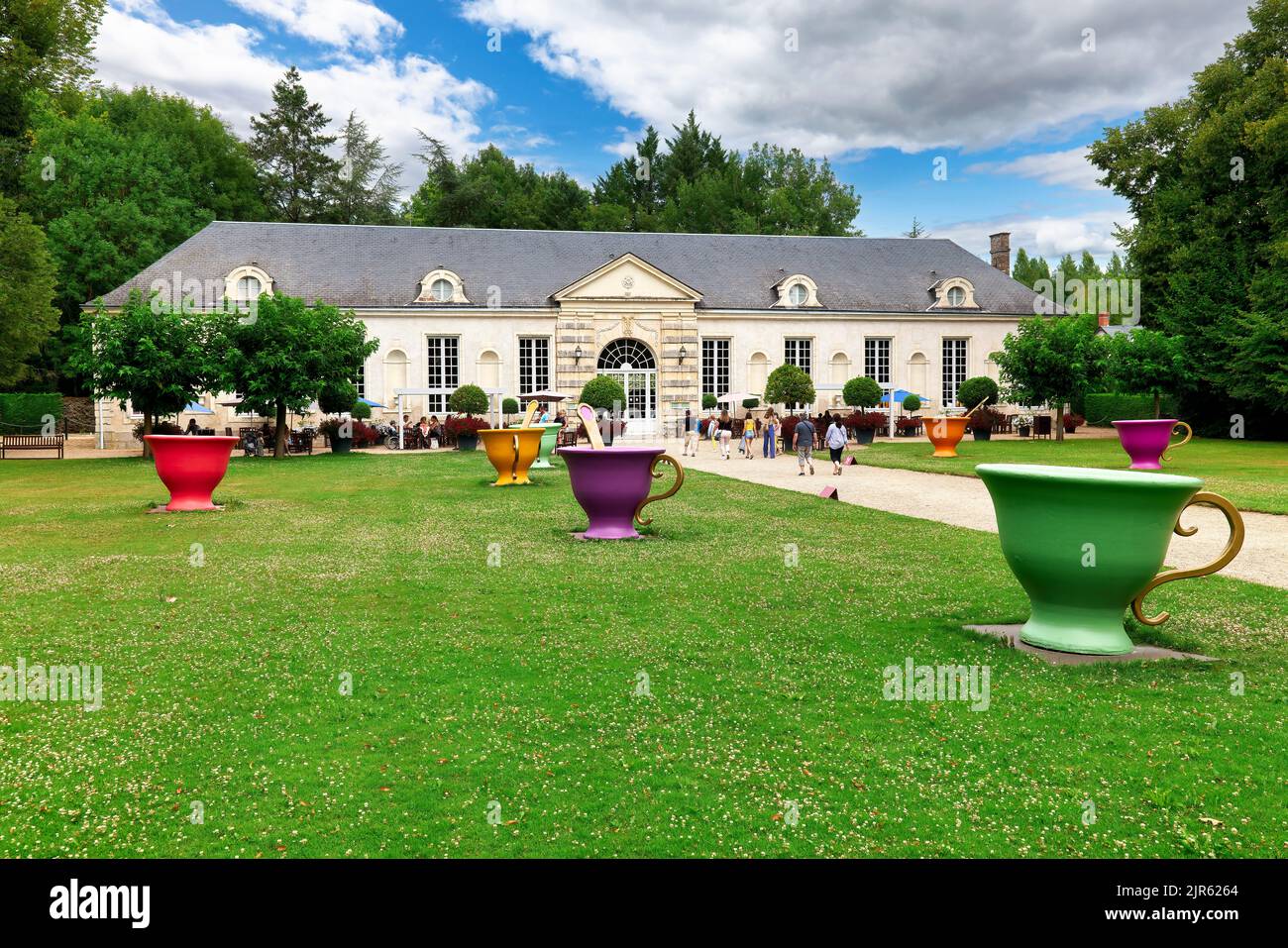 Chateau de Cheverny France. Chateaux of the Loire Valley. The Orangerie ...