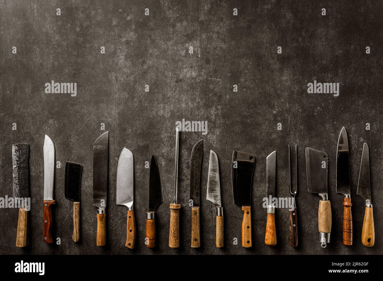Butcher knives hi-res stock photography and images - Alamy