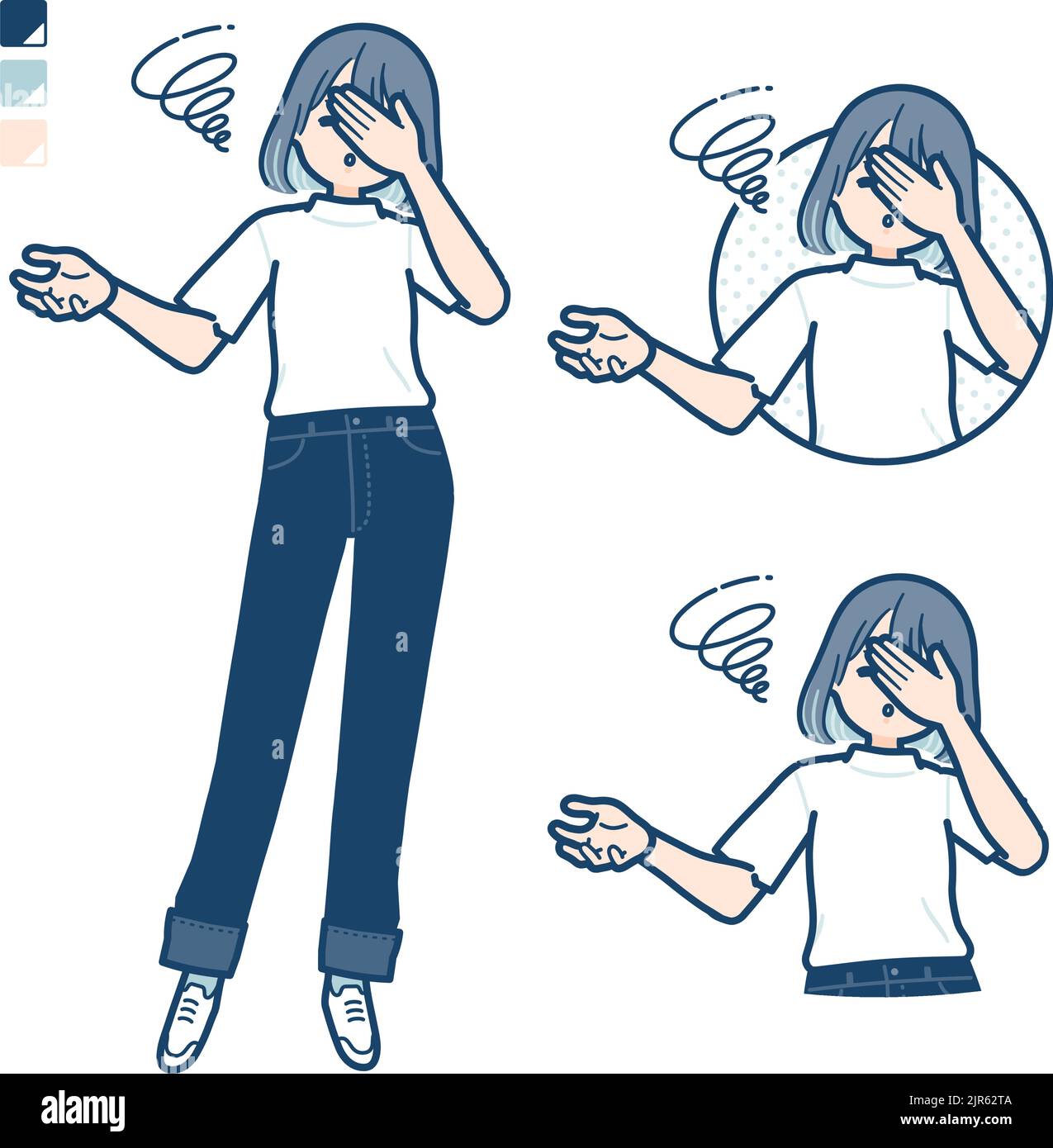 Discouraged student Stock Vector Images - Alamy