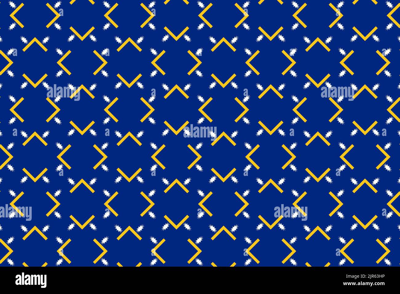 Geometric pattern in the colors of the national flag of Nauru. The ...