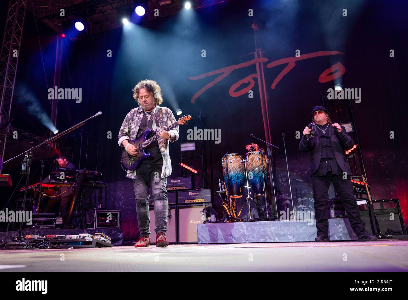 Bergen, Norway. 19th, August 2022. The American rock band Toto performs ...