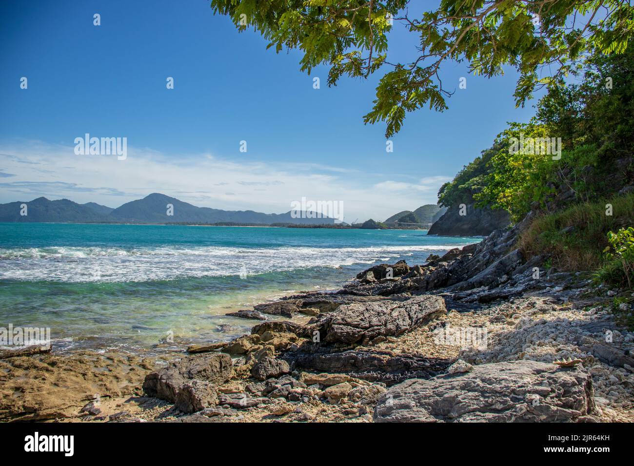 Aerial view of the coast of Aceh, Indonesia Stock Photo - Alamy