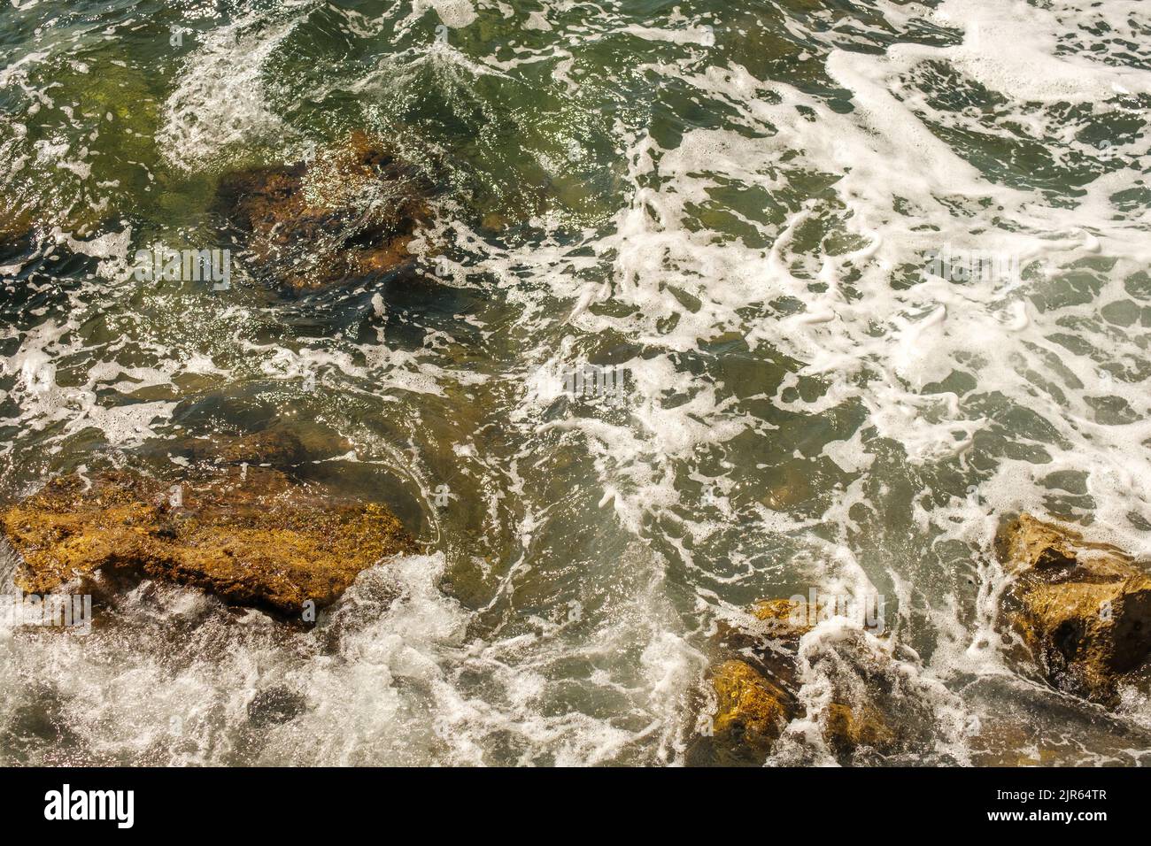 Storm on sea waves roll hi-res stock photography and images - Alamy