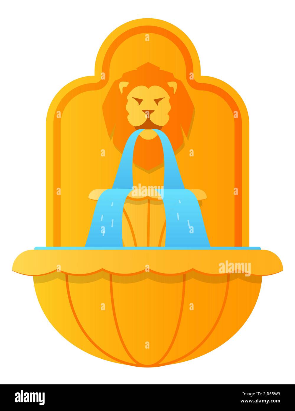 Lion cascade Stock Vector Images - Alamy