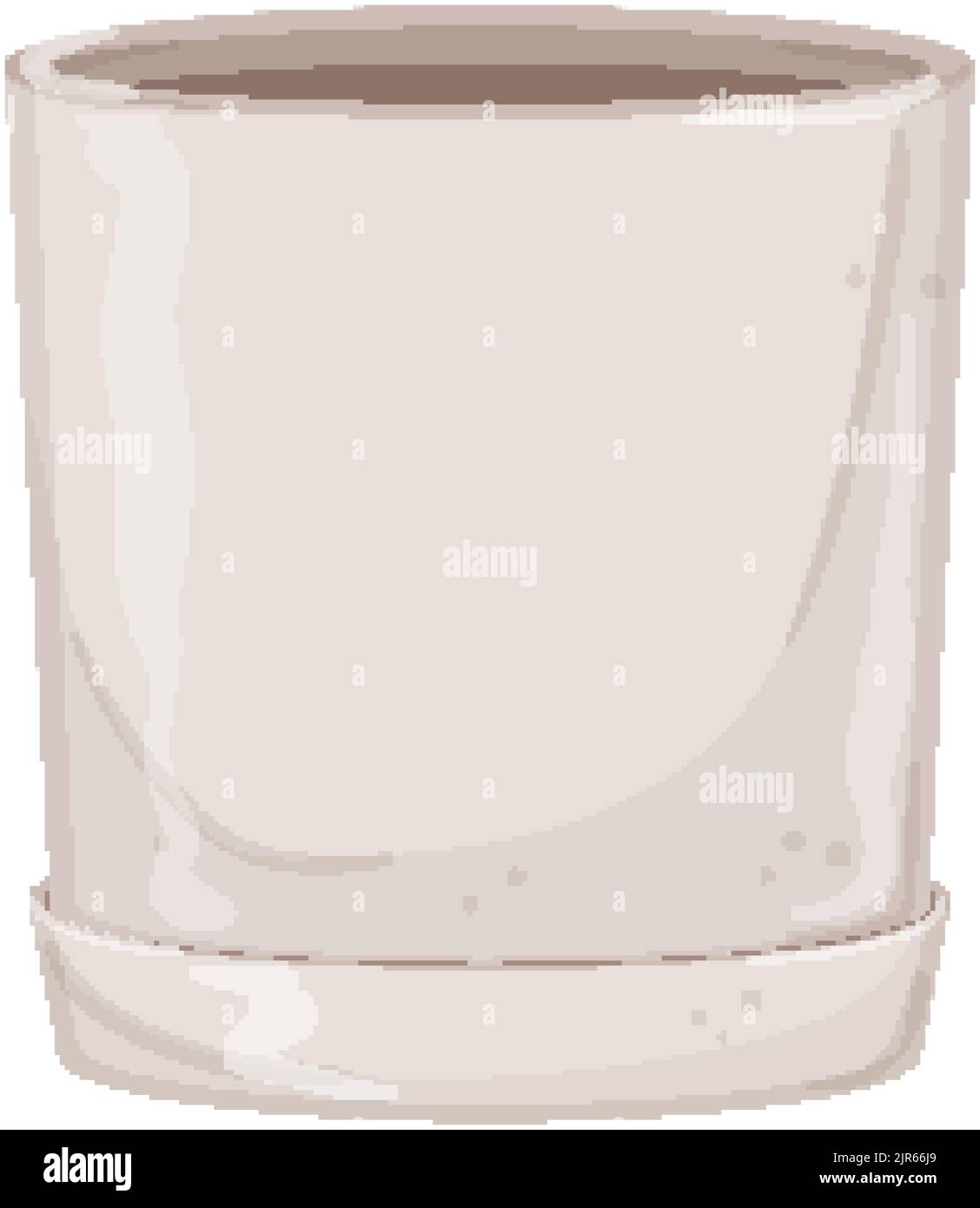 house flower pot plant cartoon vector illustration Stock Vector Image ...