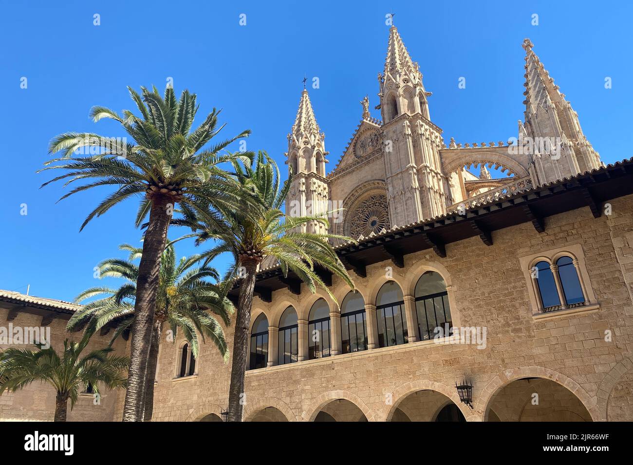 Old part of Palma de Mallorca, Majorca, Spain Stock Photo - Alamy