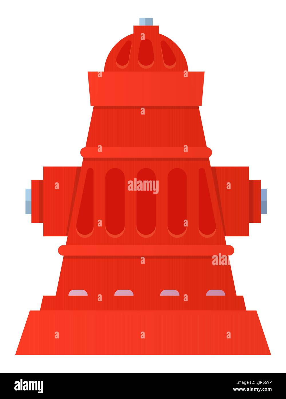 Red hydrant - modern flat design style single isolated image Stock ...