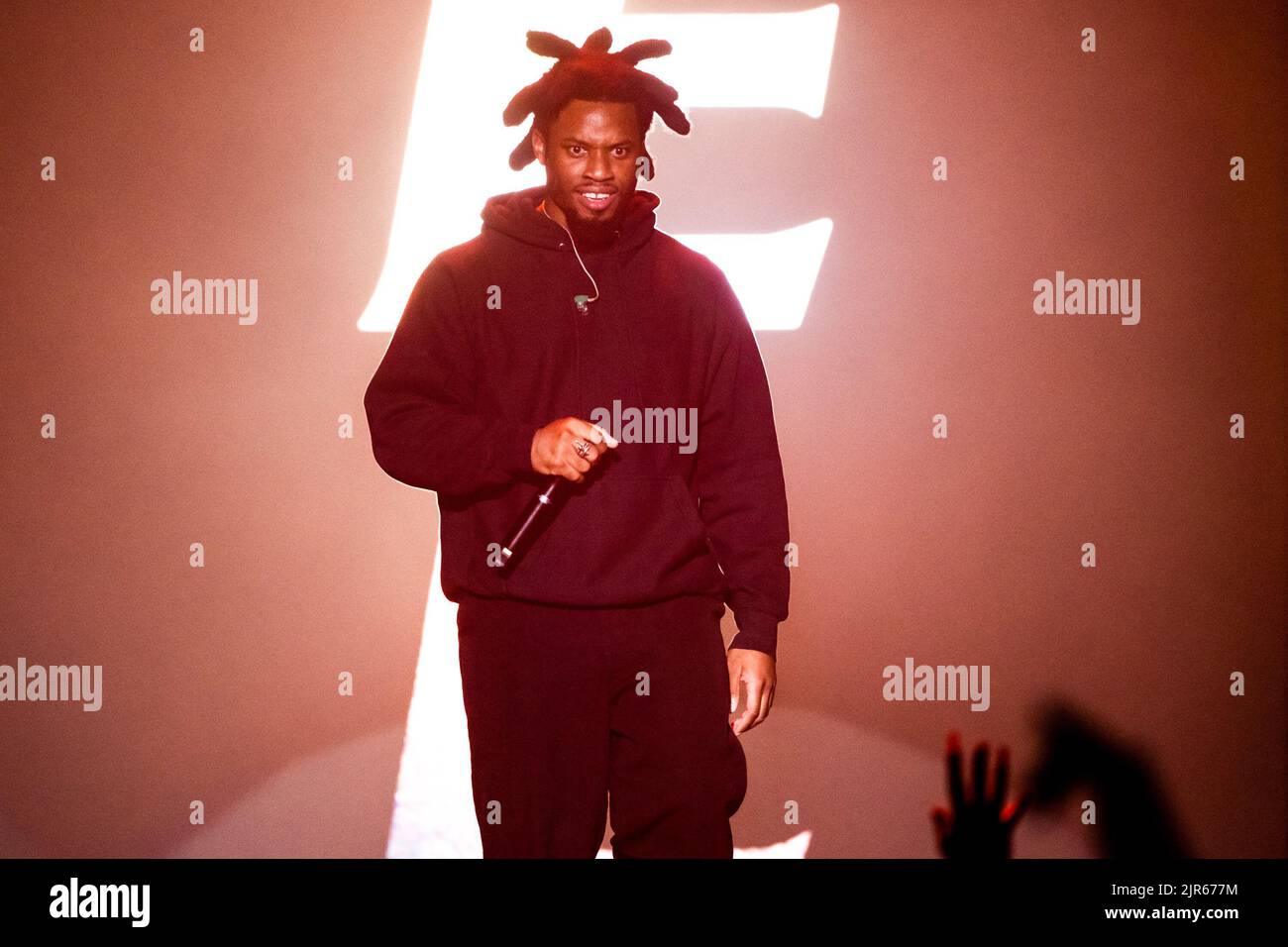 Oakland, USA. 21st Aug, 2022. Denzel Curry performs at Oakland Arena on ...