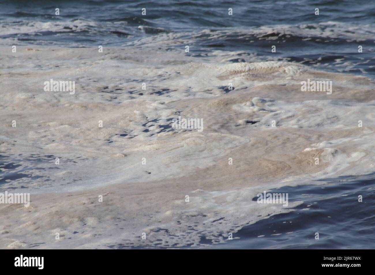 Polluted sea water Stock Photo - Alamy