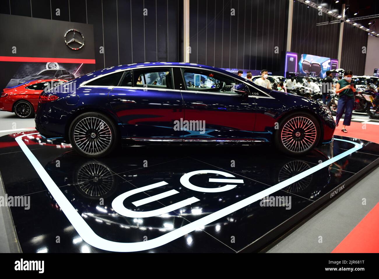 Mercedes-Benz EQS, brought vehicles to exhibit at "Big Motor Sale 2022 ...