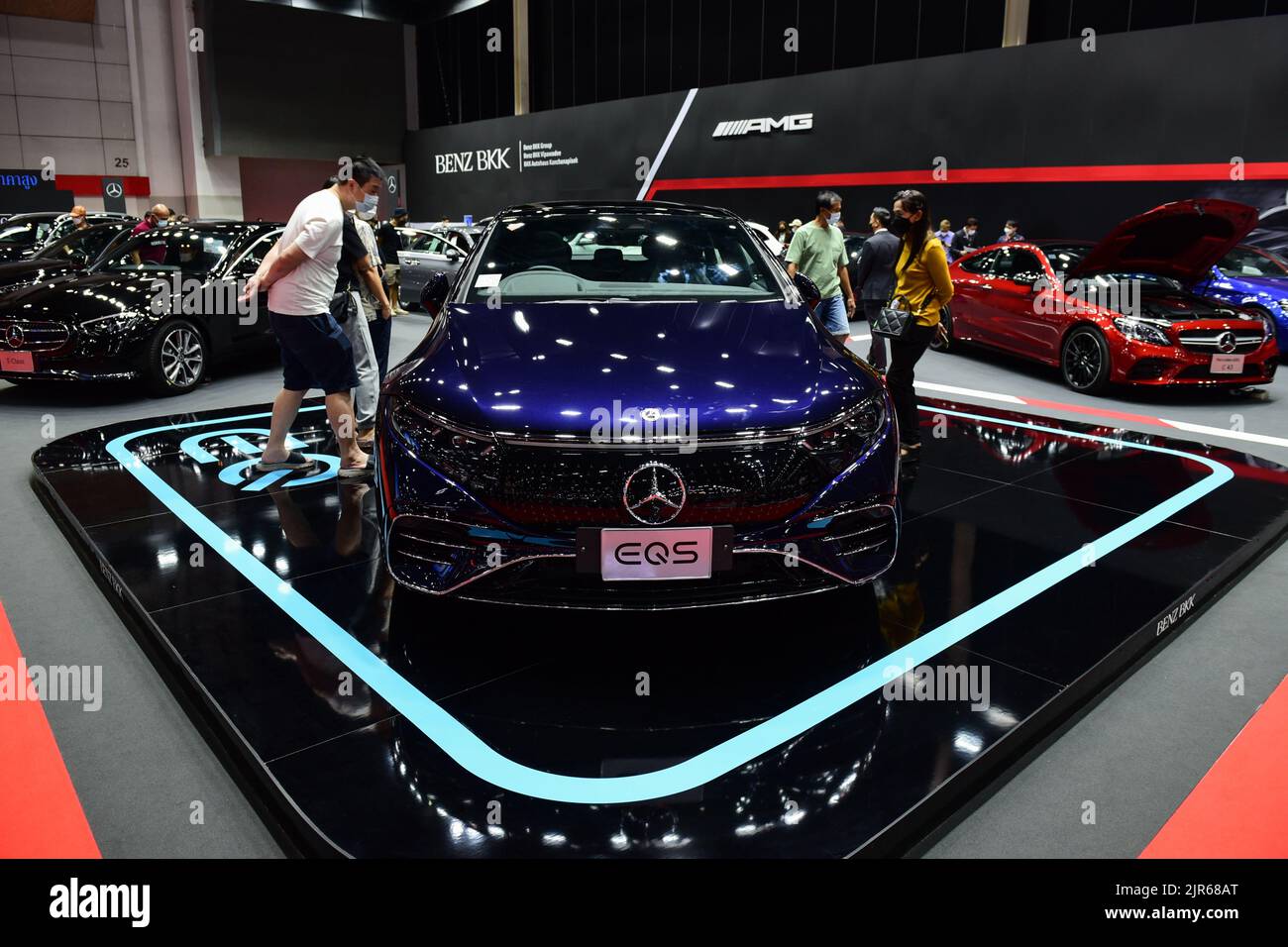 Mercedes-Benz EQS, brought vehicles to exhibit at "Big Motor Sale 2022 ...