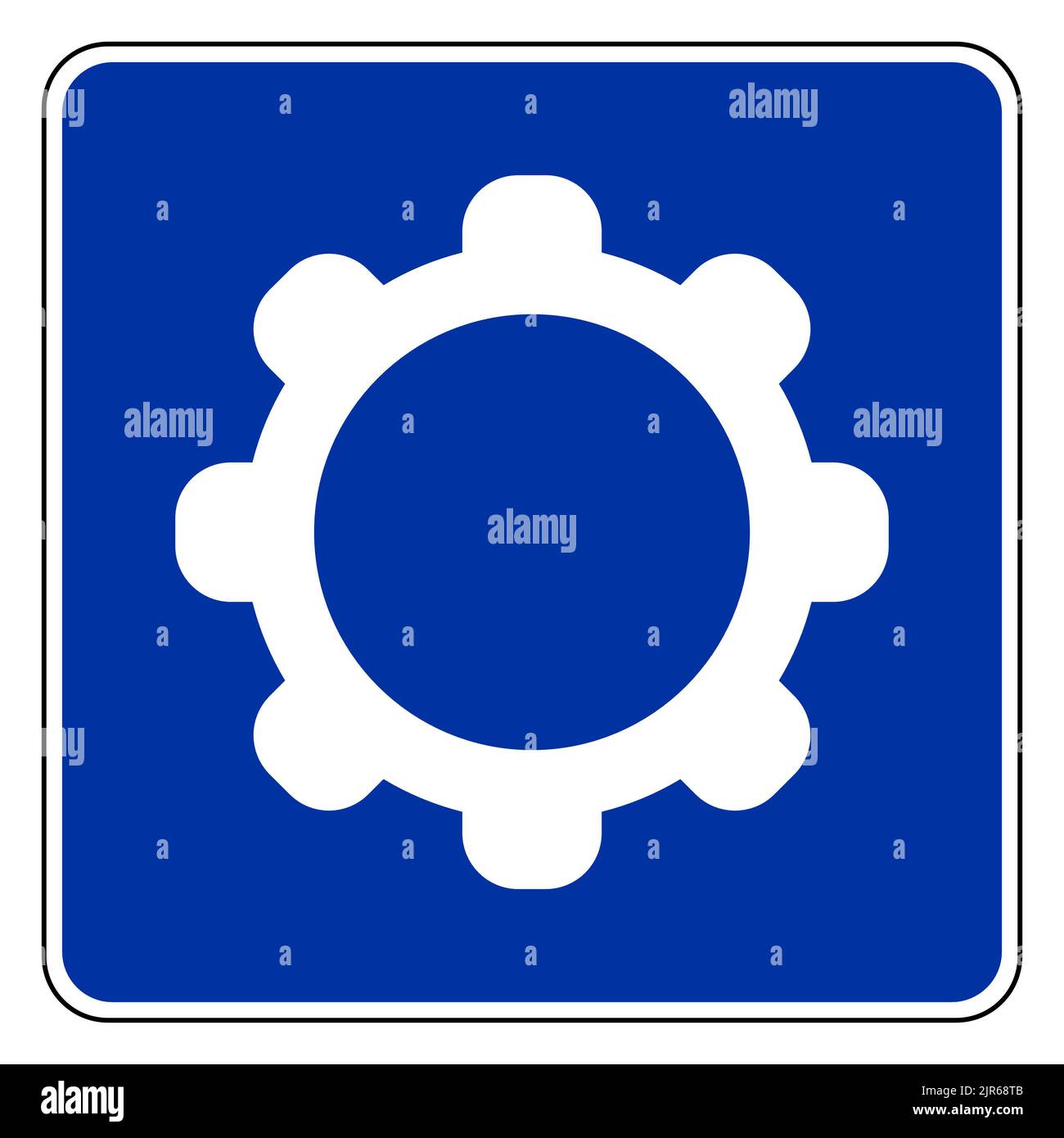 Wheel and road sign Stock Photo - Alamy