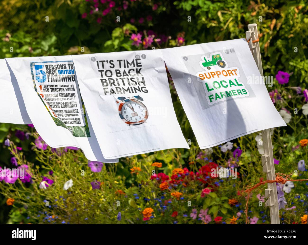 Flamstead Scarecrow Festival -Back British Farming flyers with Support ...
