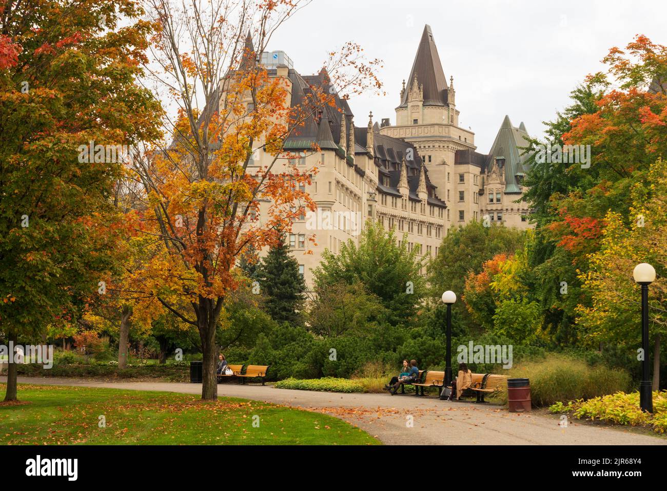 Ottawa, Ontario, Canada - October 16 2021 : Major's Hill Park autumn ...
